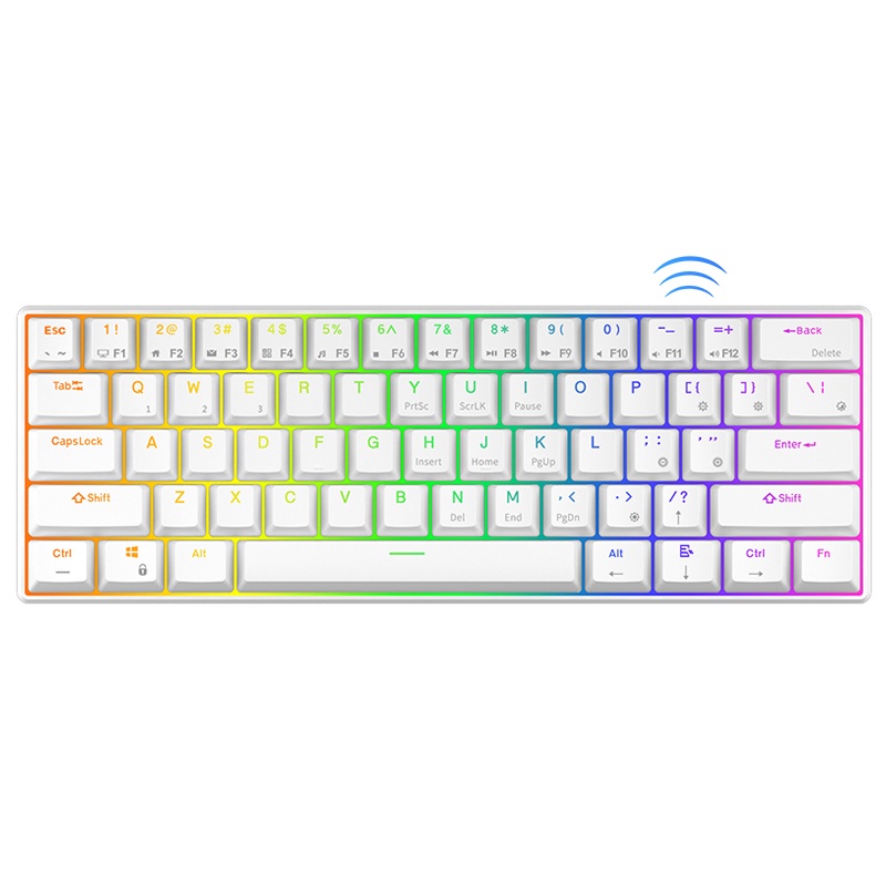 Xtech TK61 Mechanical keyboard 61 keys Three Modes Hot Swappable ...