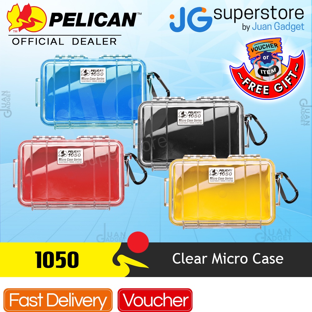 Pelican 1050 Clear Micro Case Waterproof Shockproof Hard Casing for ...