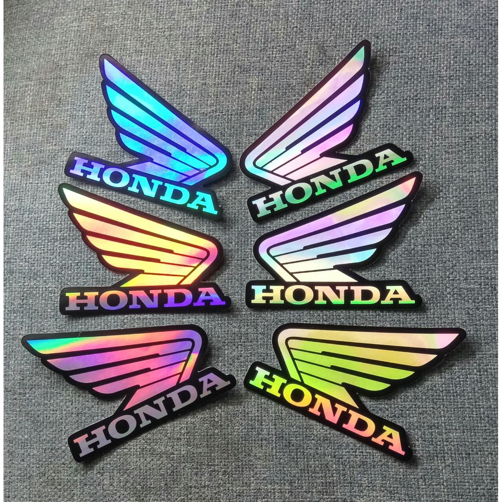 Hologram Stickers, Honda Logo Stickers, Honda Stickers, Motorcycle ...