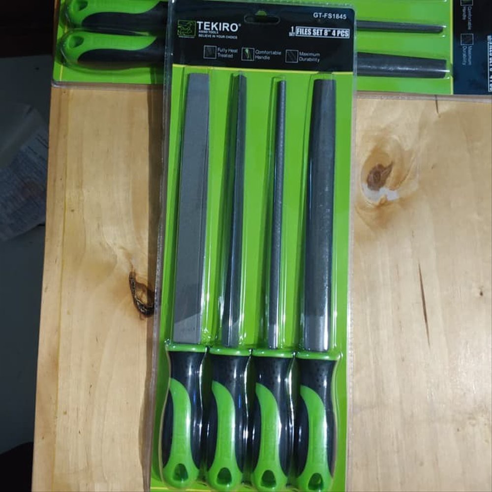 Tekiro Iron File Set 4pcs 6"/Files Set 4pcs 6 INCH | Shopee Philippines
