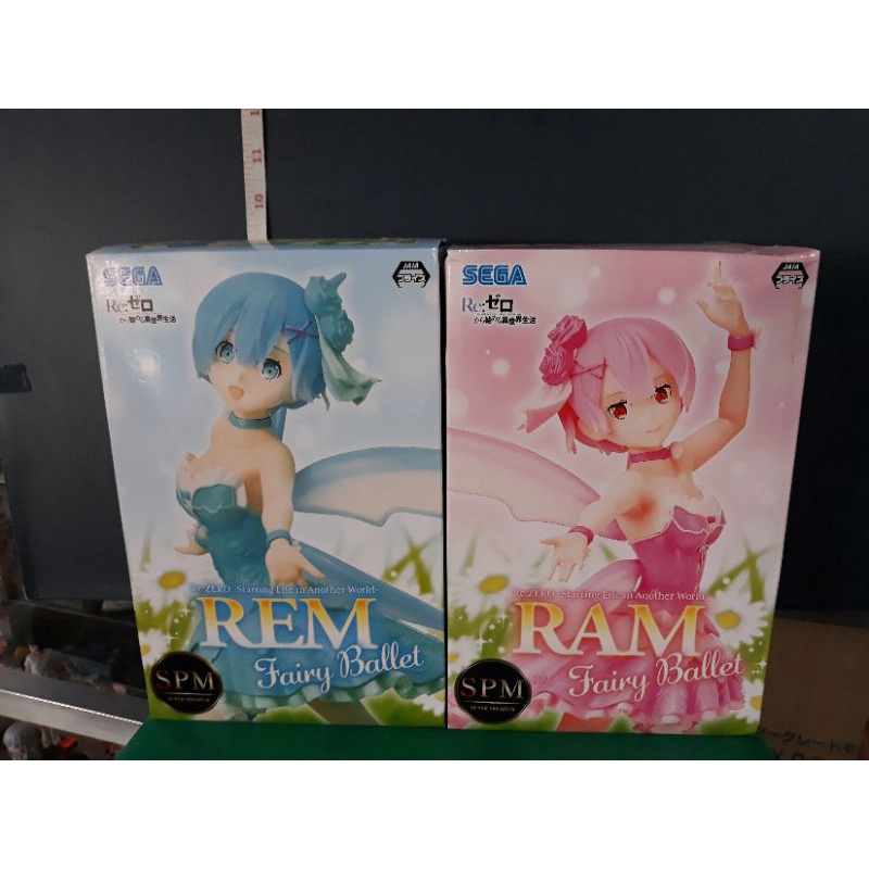 Sega Re: Zero Rem and Ram Fairy Ballet Figure Set | Shopee Philippines