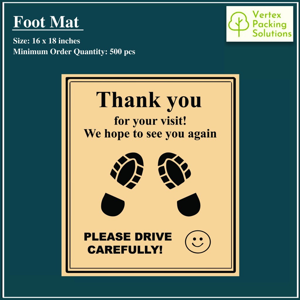 500 PCS Paper Foot Mat for carwash, auto repair, auto detailing. 16" x ...
