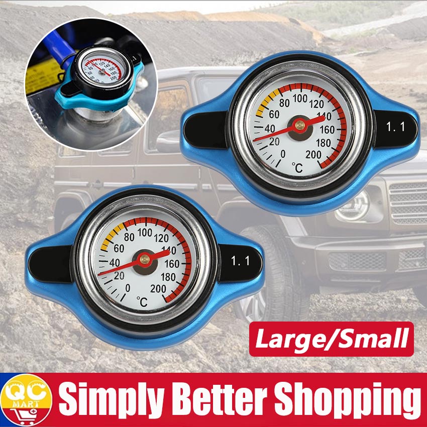 Universal Car Radiator Cap Car Thermostatic Gauge Radiator Cap Tank ...