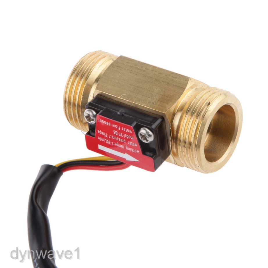 G3/4" Thread Hall Effect Liquid Water Flow Sensor Switch 1-30L/min ...
