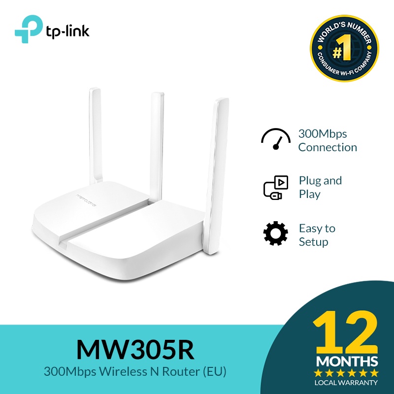 TP-Link Mercusys MW305R 300mbps Wireless N Router | Shopee Philippines