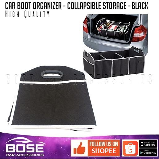 Foldable Car Storage Boot Collapsible Organizer / Foldable Rear ...