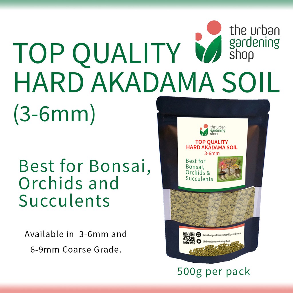 THE URBAN GARDENING SHOP 1-liter Akadama Soil Ideal Substrate For ...