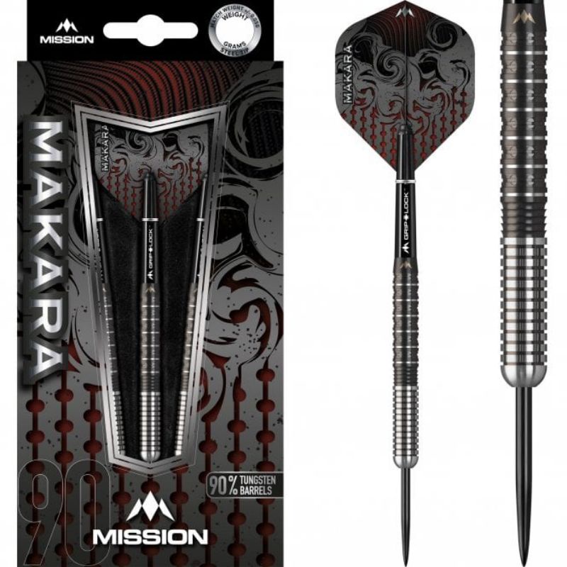 MISSION MAKARA M1 [24G] [26G] 90% TUNGSTEN STEEL.TIP PVD GRAPHITE ...
