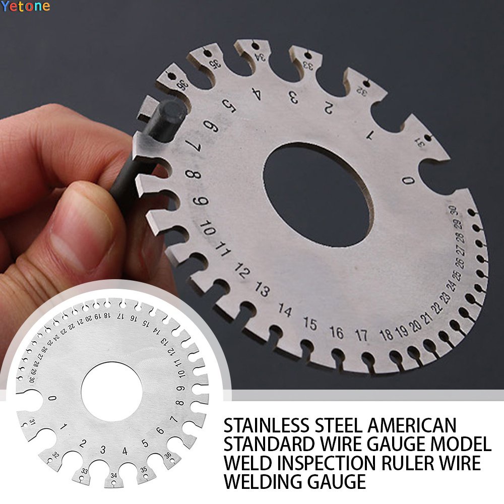 ⋮ 【Yetooone】Stainless Steel American Standard Wire Gauge Model Weld ...