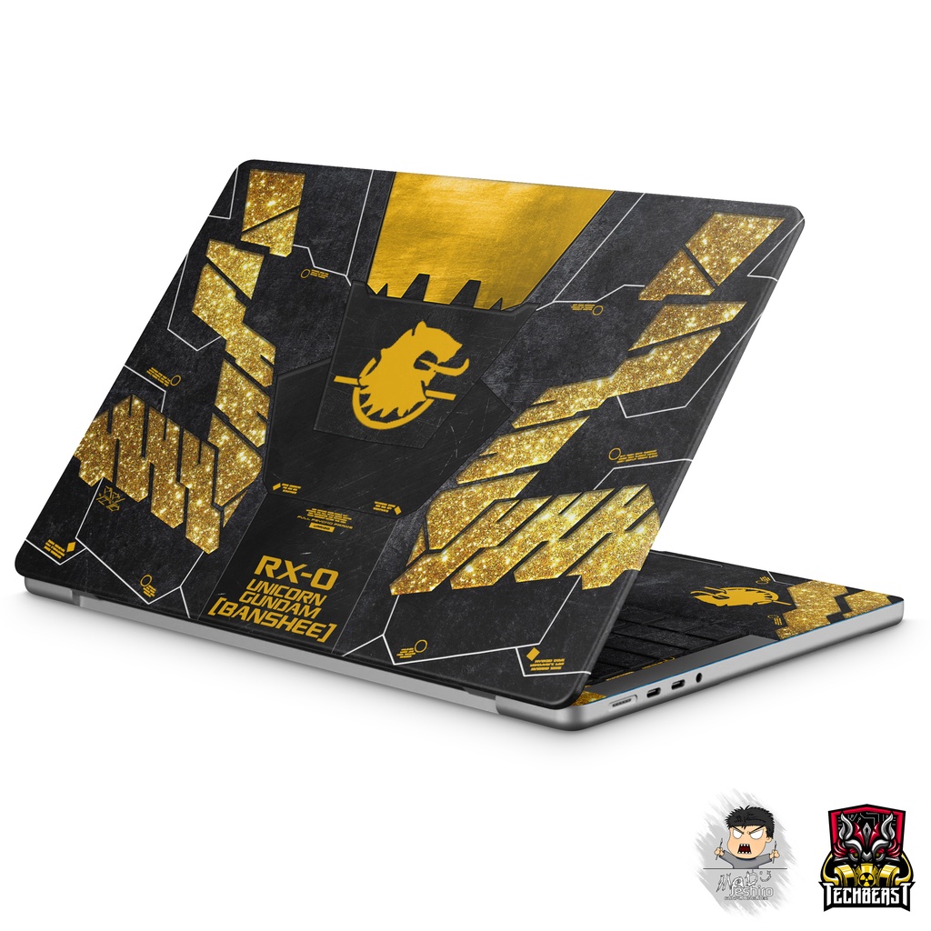 3M Gundam Laptop Skin Vinyl Wrap Techbeast ( MESSAGE YOUR LAPTOP MODEL ...