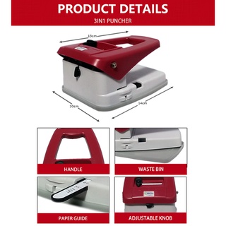 ID Puncher (Corner Puncher , Oblong Puncher , Circle Puncher) 3in1 ...