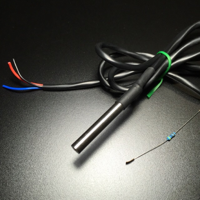 DS18B20 Temperature Sensor. Waterproof Stainless Casing | Shopee ...