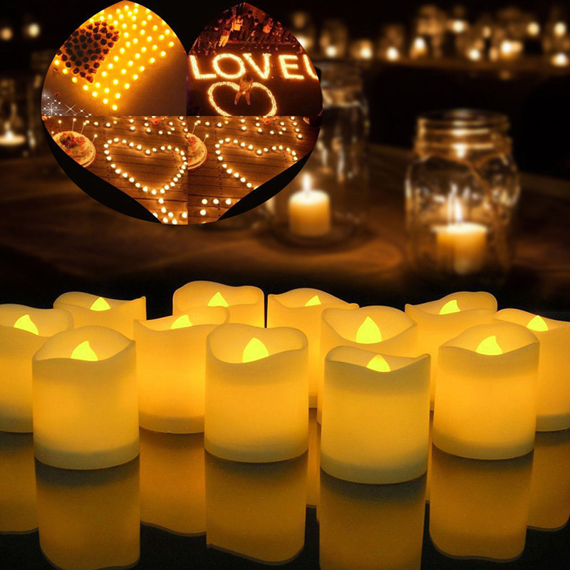 [Local Shippment] Creative LED Candle Lights / Romantic Flameless ...