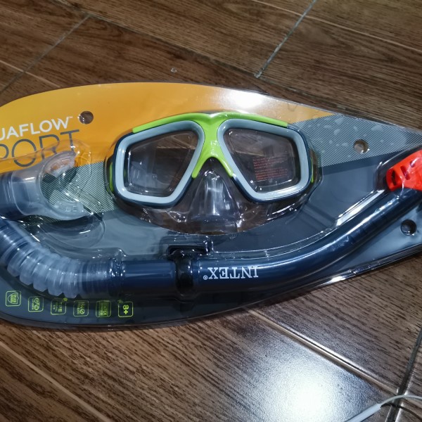 Diving Glasses Surf Rider Swim Diving Mask and Snorkel INTEX 55949 ...