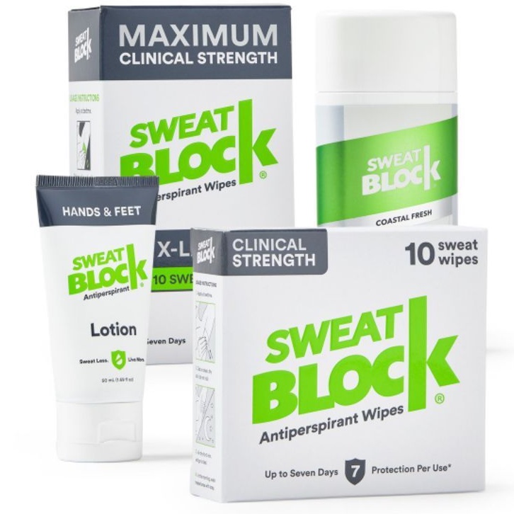 SweatBlock Deodorant & Antiperspirant for Men/ Women, Odor Series ...