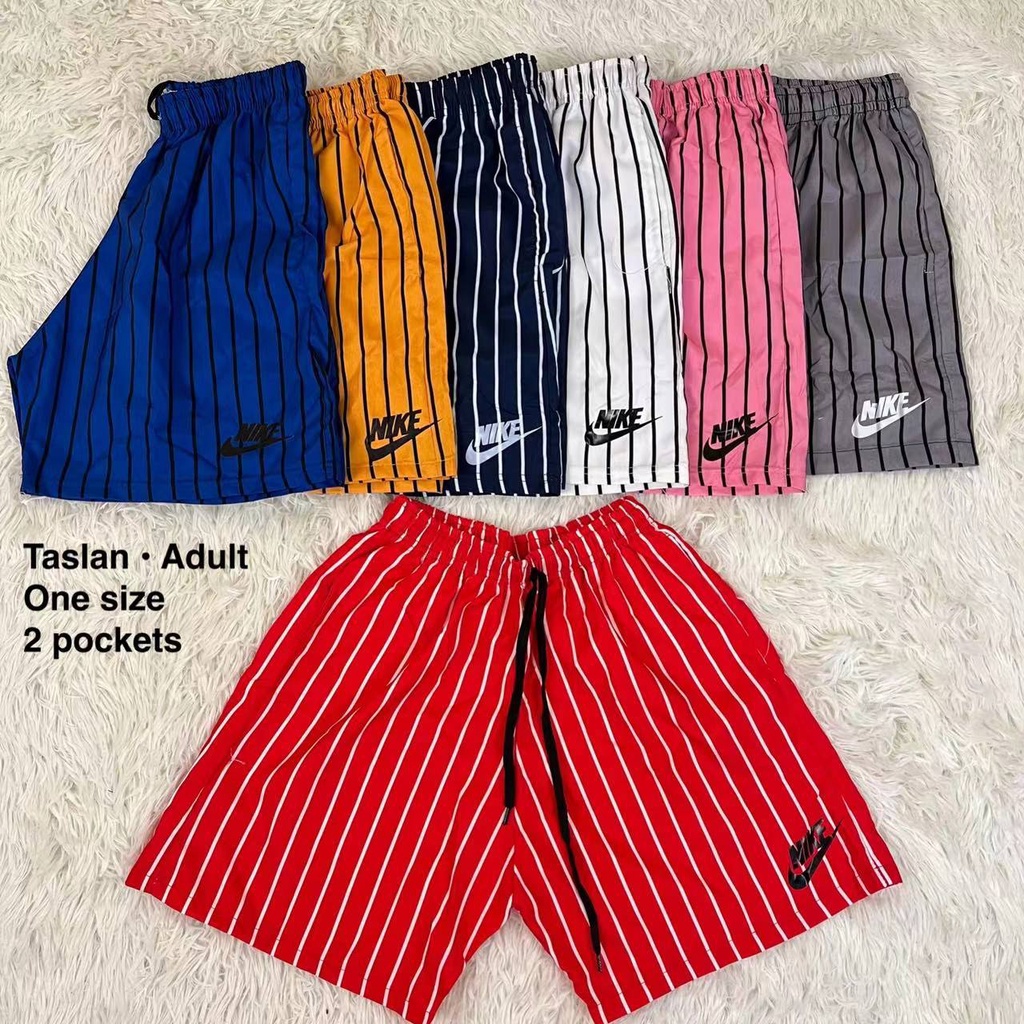 Taslan Shorts with slit and right side pocket|DOBLE TAHI | Shopee ...