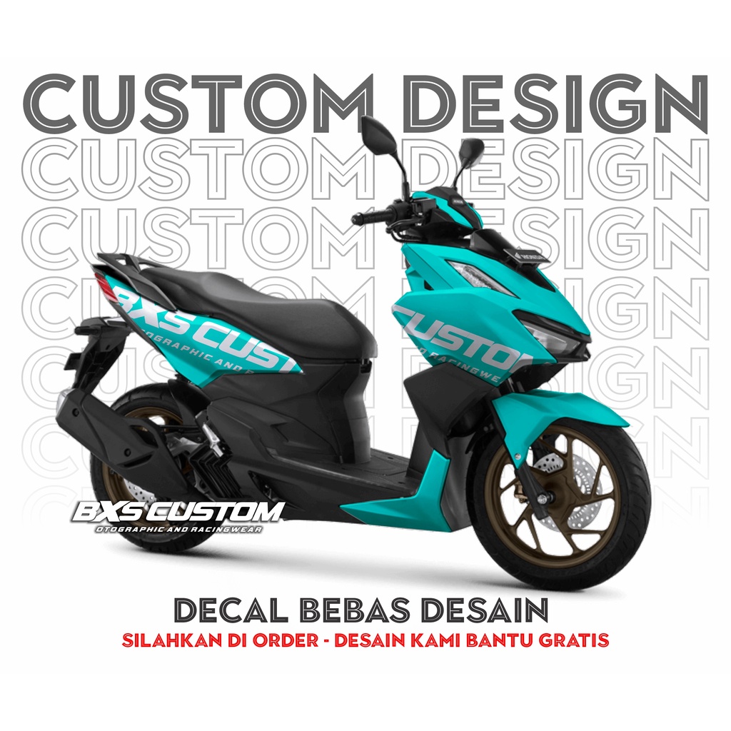 Vario 160 STICKER Free Design STICKER We Help Free | Shopee Philippines