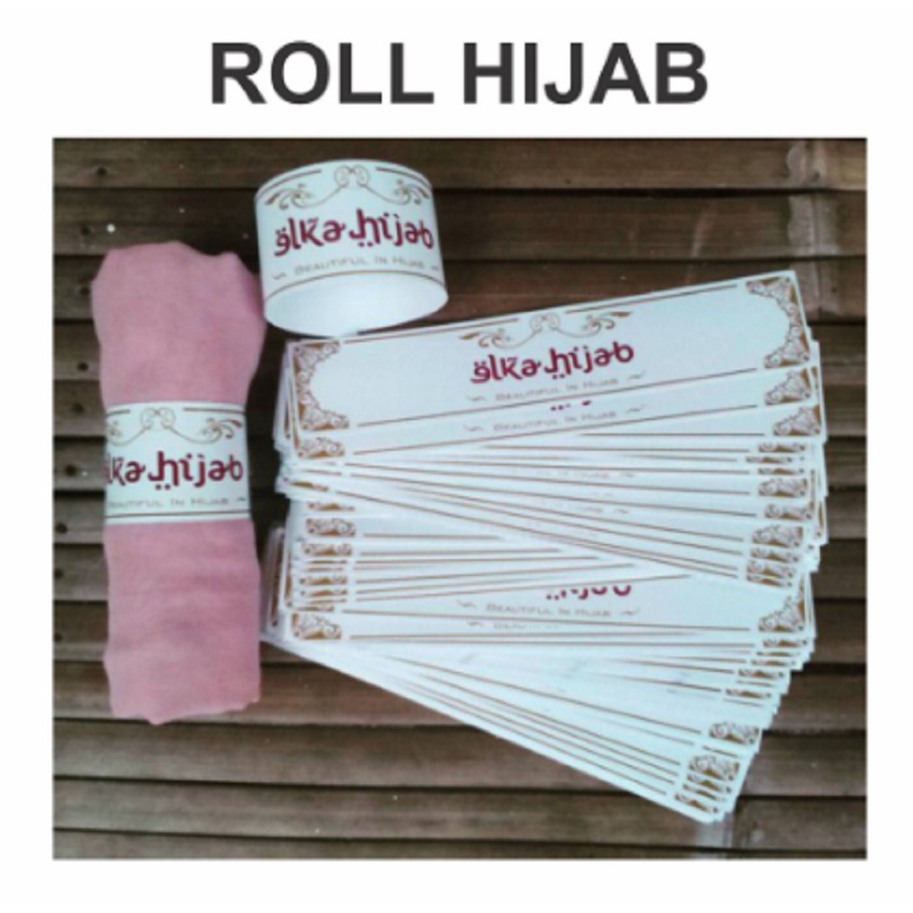 (4x20) Hijab Roller | Hijab Roll | Hijab Roller | Veil Tie Label Can ...