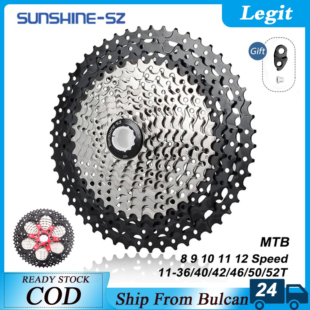 SUNSHINE 8 9 10 11 12 Speed Cogs MTB Mountain Bike Road Bike Cassette ...