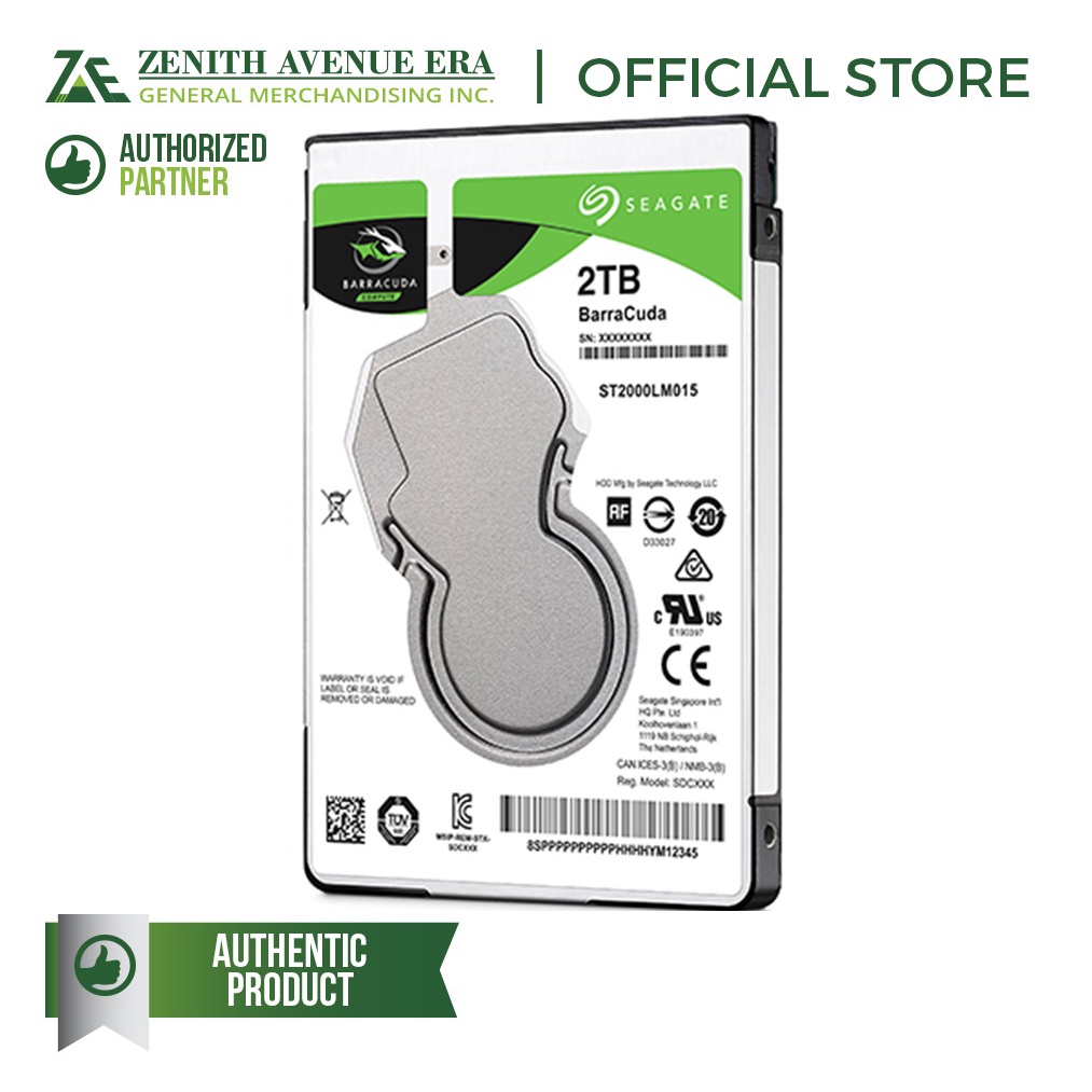 Seagate BarraCuda® 1TB / 2TB 2.5 5400RPM Sata HDD | Shopee Philippines