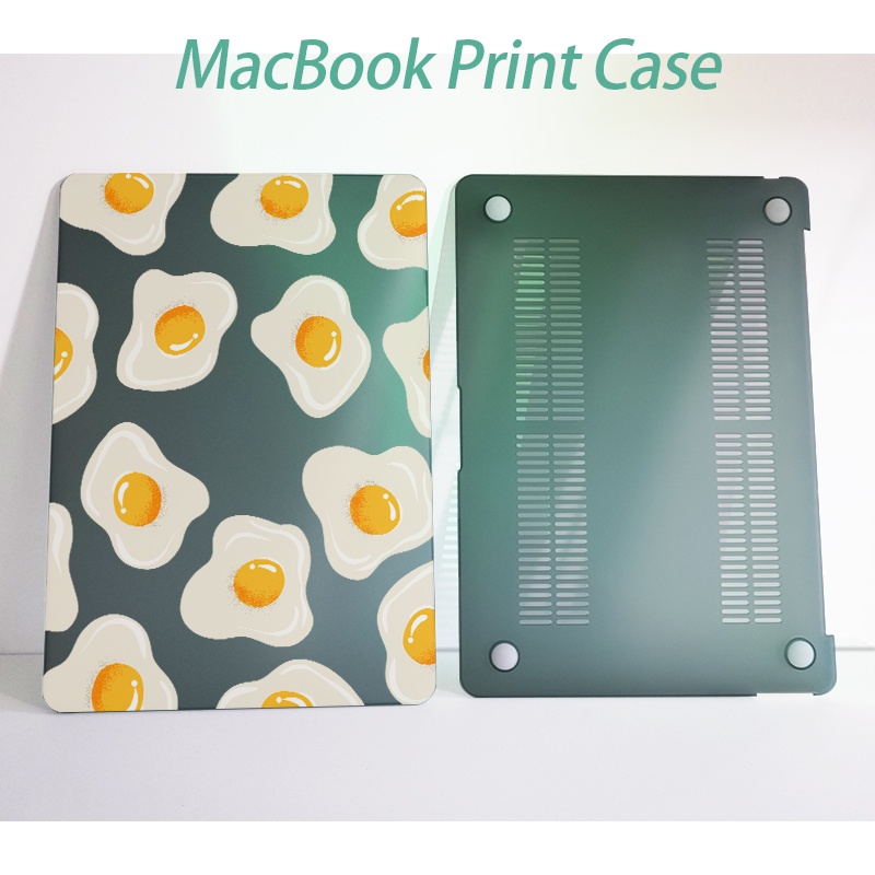 Funny Fried Eggs Case with Keyboard for 2021 MacBook Newest Pro 14 inch Pro 16 inch A2442 A2485 ...