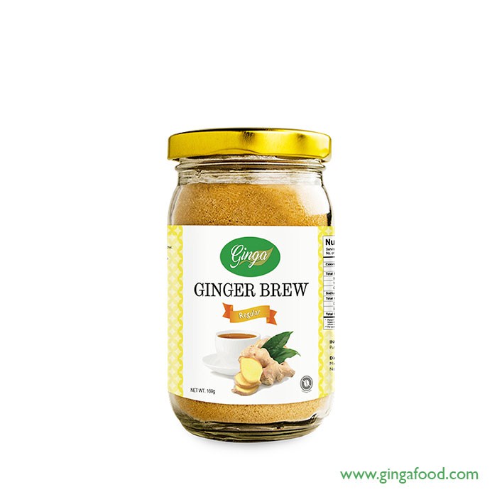 Ginga Ginger Brew Salabat Regular 160g Bottle - Healthy Natural Herbal ...