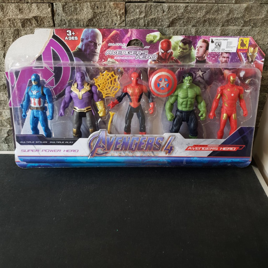 5-piece Avengers Mika Figure | Shopee Philippines