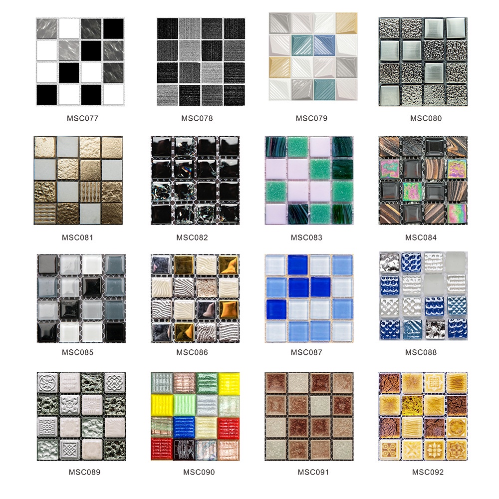 1pc 10x10cm Self-adhesive Flat Sticker Mosaic Kitchen Bathroom Tile ...