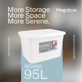 Megabox MG 698 95L Storage Box (Bundle of 2) | Shopee Philippines