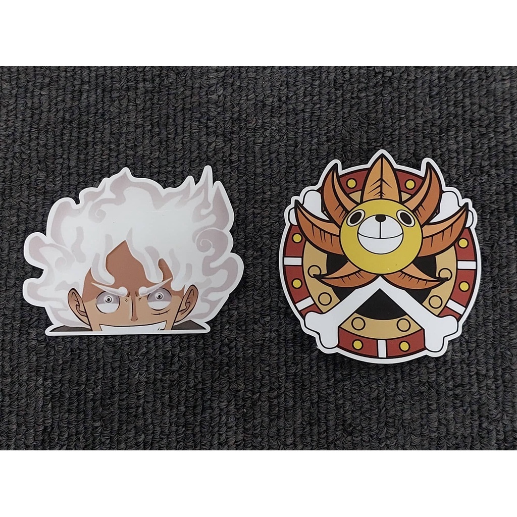 One Piece Peeking Sticker! Aquaflask Sticker. Tumbler Sticker One Piece ...