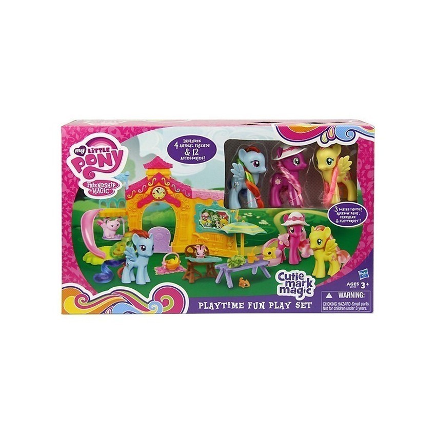 Hasbro Little PONY Cutie Mark Magic Playtime Fun Playset (Pink ...