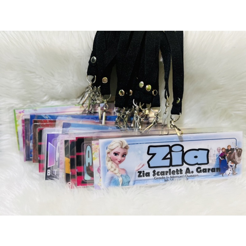 CUSTOMIZED NAME TAG NAME PLATE FREE ID LACE FREE LAYOUT MORE DESIGN PVC ...