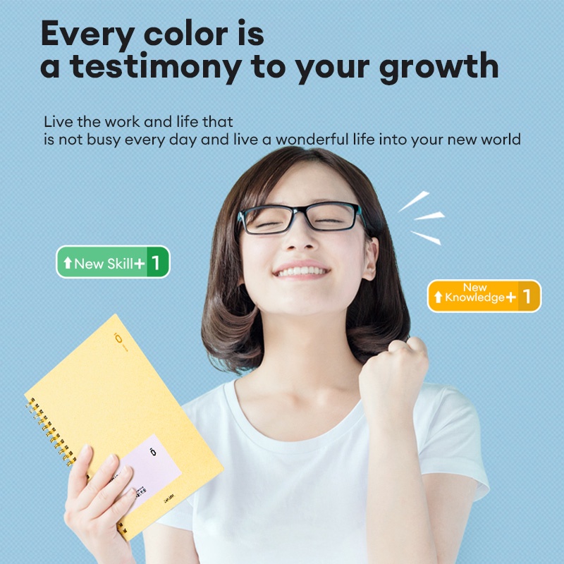 Deli A5 Spiral Notebook 80Sheets For School Student Office Lined Kraft ...