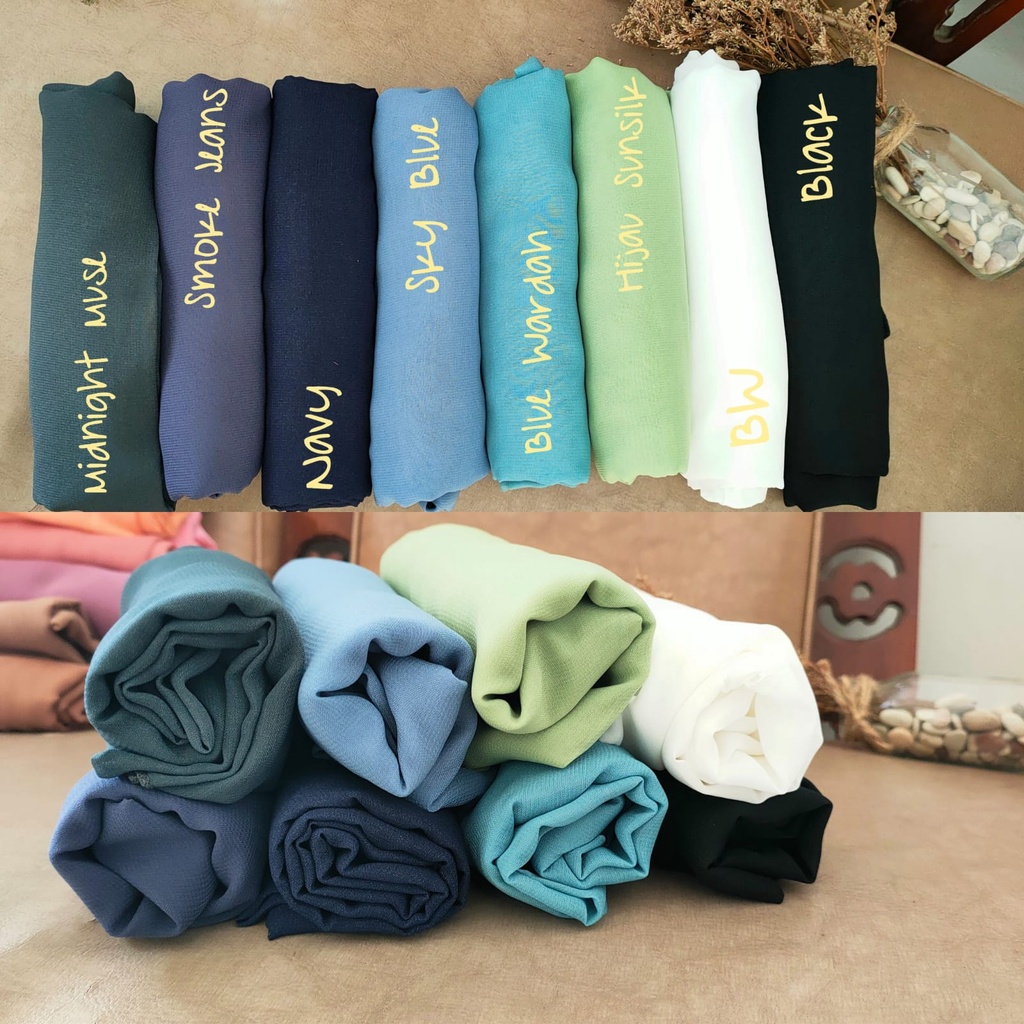 Pollycotton Quadrilateral Hijab || Bella Square Quadrangle ...