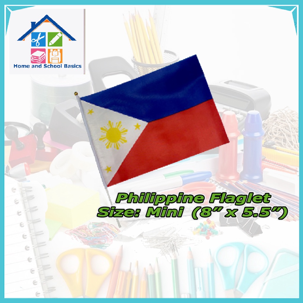 Philippine Flaglets - Small & Mini Flags with Sticks - Lightweight ...