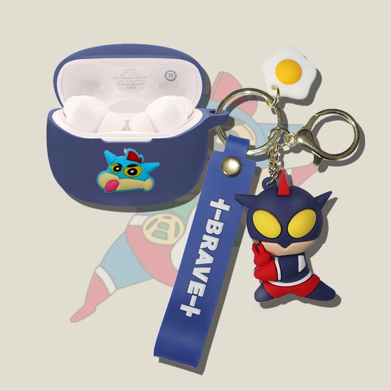 Anker Soundcore R100 Case Cartoon Keychain Pendant Silicone Soft Shell ...