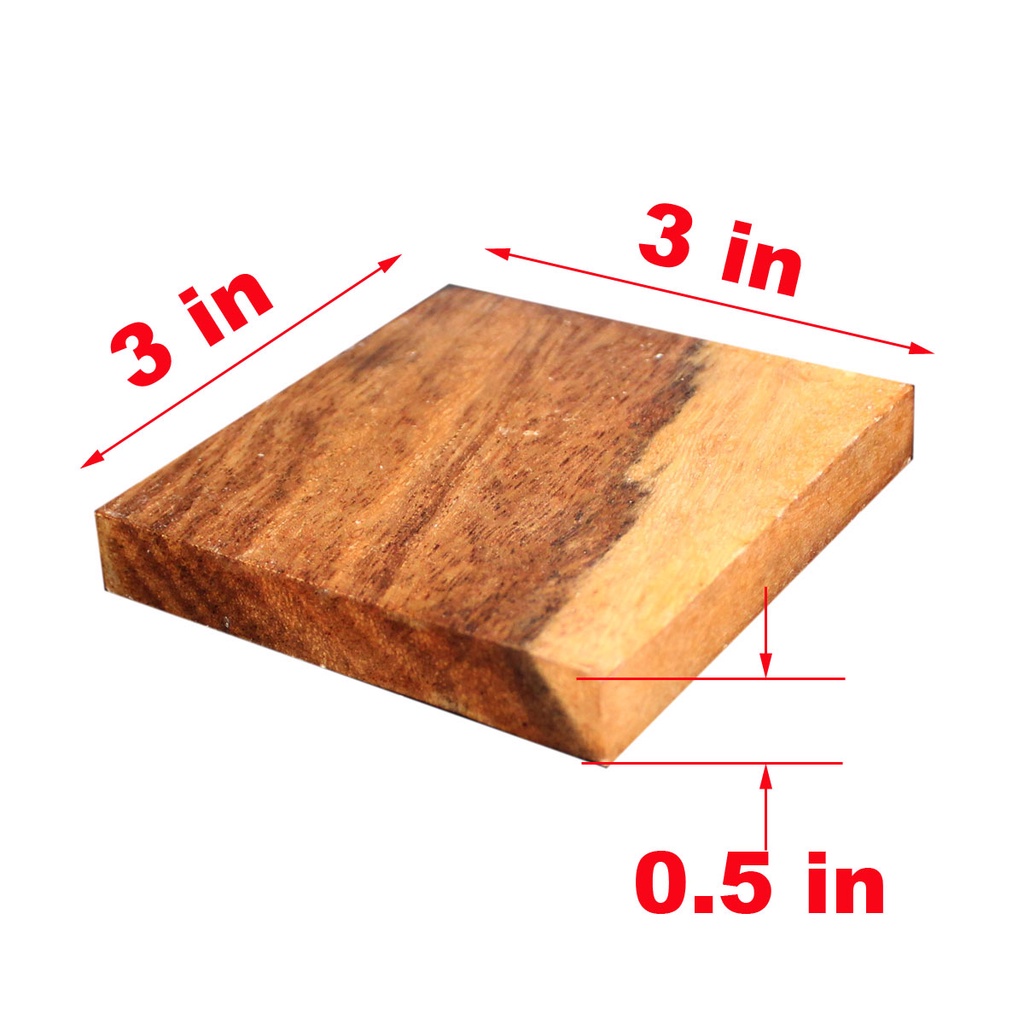 6 pcs Small square Wood Blocks 0.5x3x3 inches | Shopee Philippines