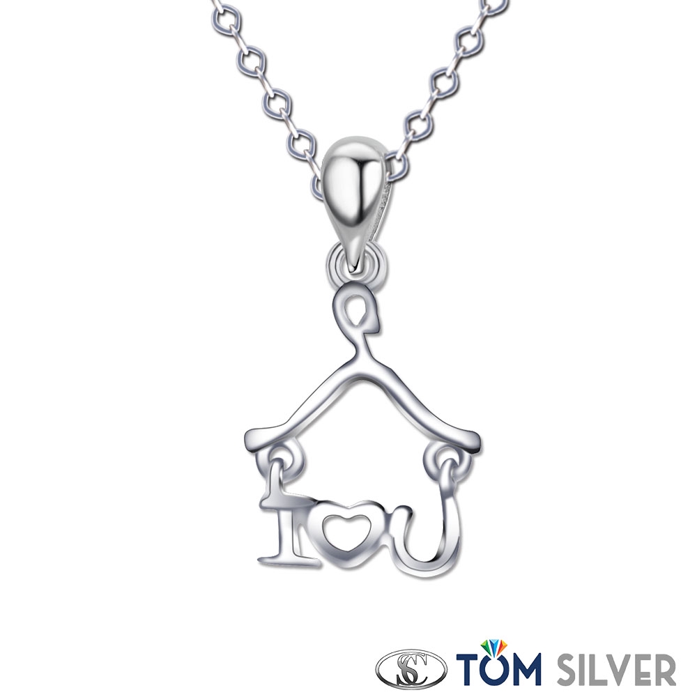 Tom Silver 92.5 Italy Silver I Love You Inspired Pendant With Chain ...