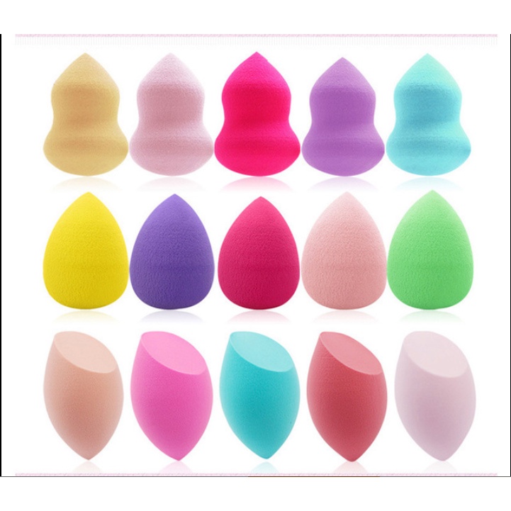 LARGE MakeUp Puff Sponge Beauty Blender (Gound/Droplet) | Shopee ...
