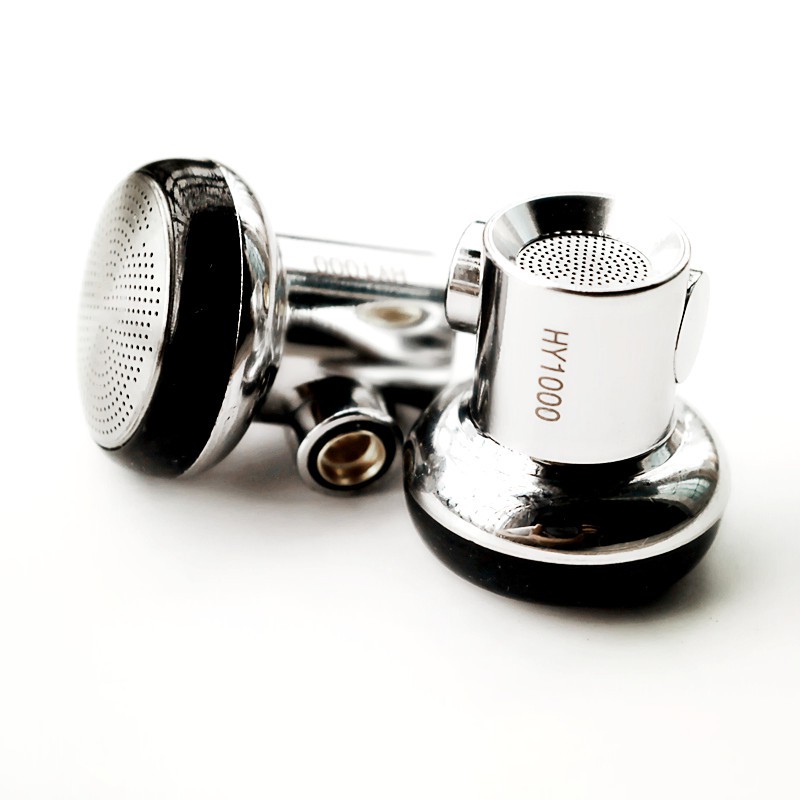 HY1000 High fidelity Double Dynamic In Ear Flat head Metal Earbuds HiFi ...