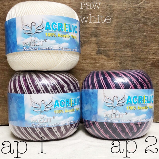 Acrylic Knitting Yarn with parakeet stamp (P Parakeet Acrylic Yarn ...