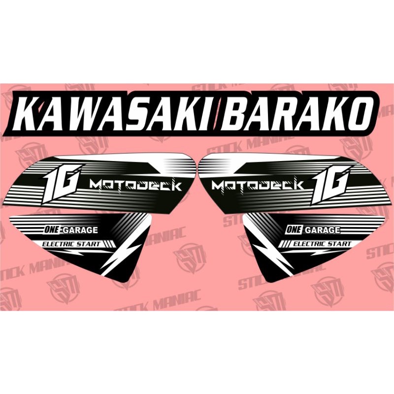Kawasaki barako decals | Shopee Philippines
