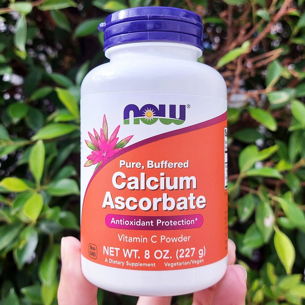 EXP.06/2024 Vitamin C Powder Pure Buffered Calcium Ascorbate 227g (Now Foods) | Shopee Philippines