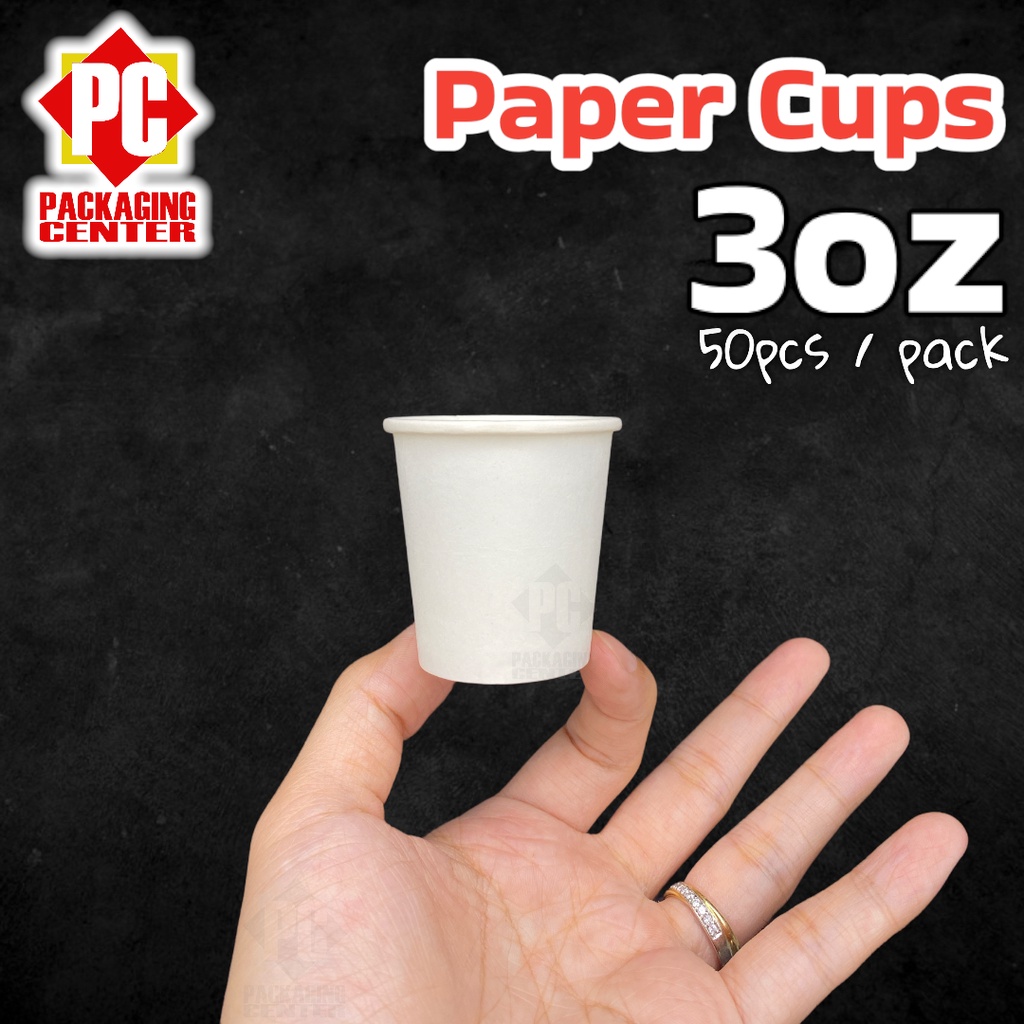 3oz Paper Cup Shot Glass Disposable by 50pcs per pack COD Nationwide Shopee Philippines