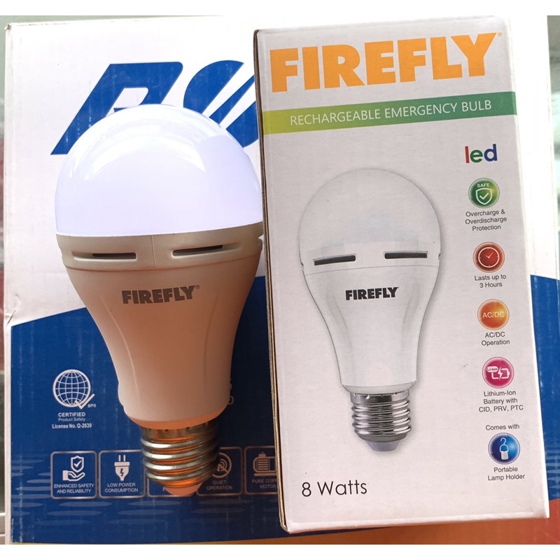 Firefly rechargable emergency bulb 5,7,9 watts | Shopee Philippines