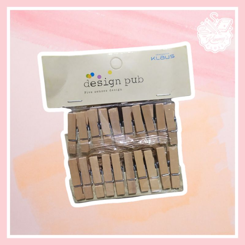 Plain Wooden Clips / Photo hanger clips (20 pcs) | Shopee Philippines