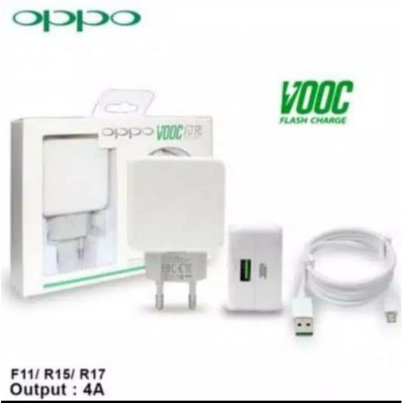 CAHRGER ORIGINAL OPPO R17 FAST CHARGING 4A SUPER VOOC CASAN | Shopee ...