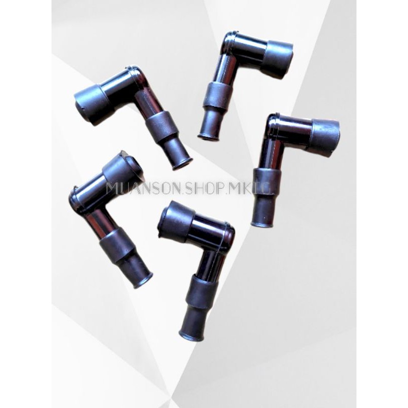 MOTORCYCLE UNIVERSAL SPARK PLUG CAP - High Quality Rubber | Shopee ...