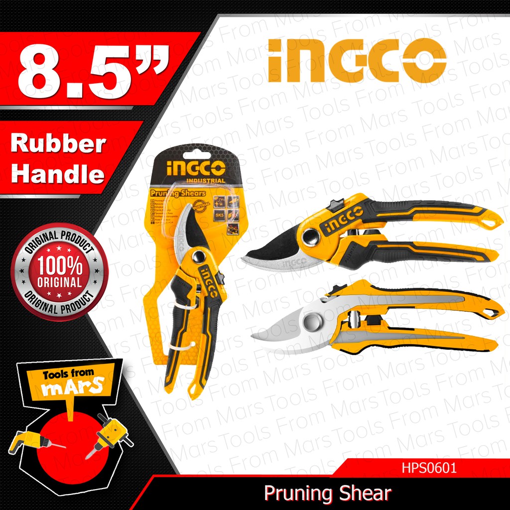 INGCO Pruning Shear 8.5" 220mm HPS0601 •TOOLS FROM MARS• IHT | Shopee ...