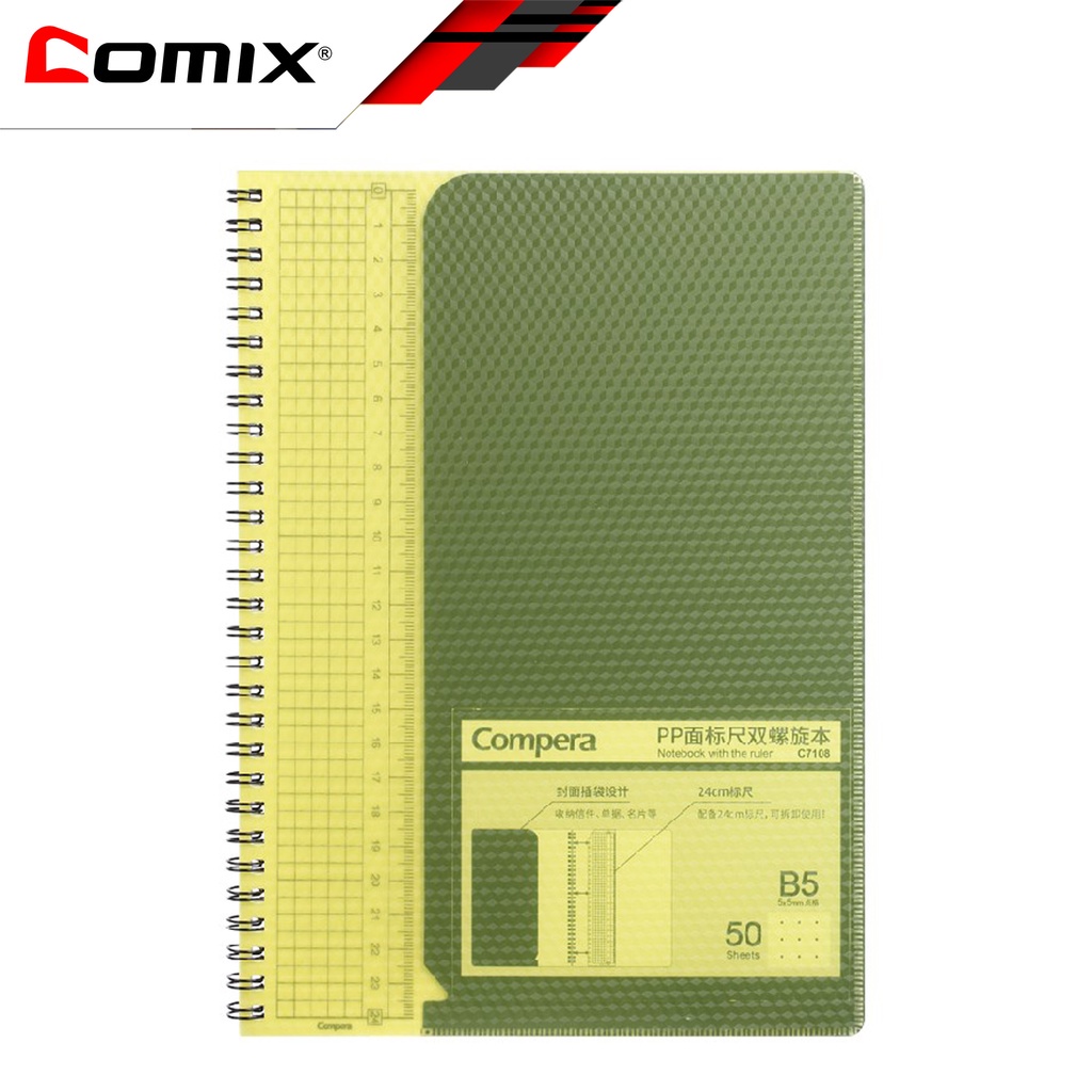 Compera Diamond Math Notebook 50 Sheets Dotted Grid Pages | Shopee ...